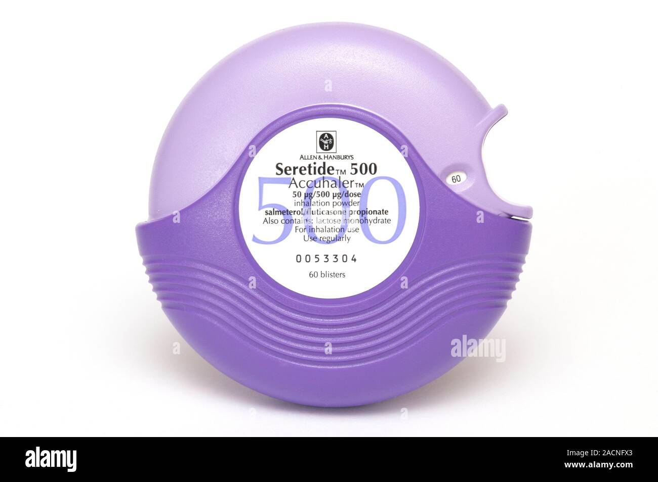 Seretide accuhaler, an inhaler used to treat asthma and chronic ...