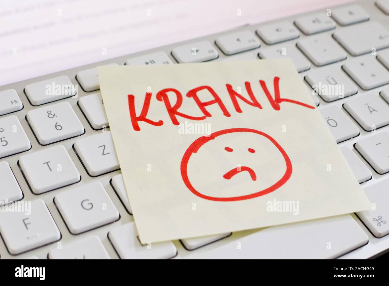 Sick computer hi-res stock photography and images - Alamy