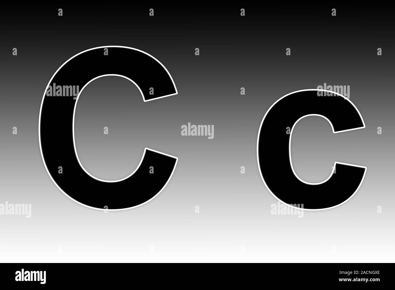 Letter C Black and White Stock Photos & Images - Alamy