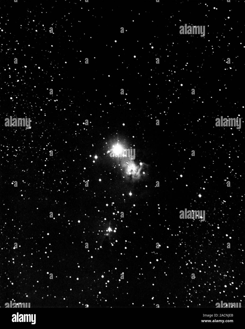 S Monocerotis star. 19th-century astronomical observation of the star S ...