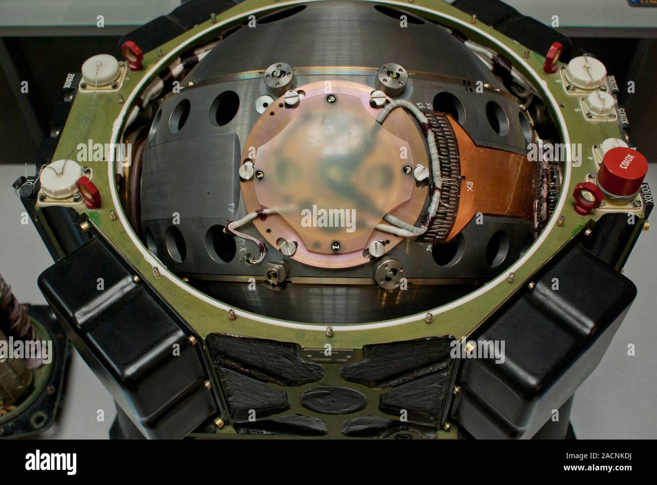 Rocket gyroscope in Baikonur space museum, Kazakhstan Stock Photo - Alamy