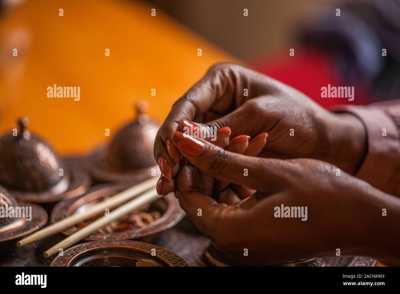 Slender hands graceful hands hi-res stock photography and images - Alamy