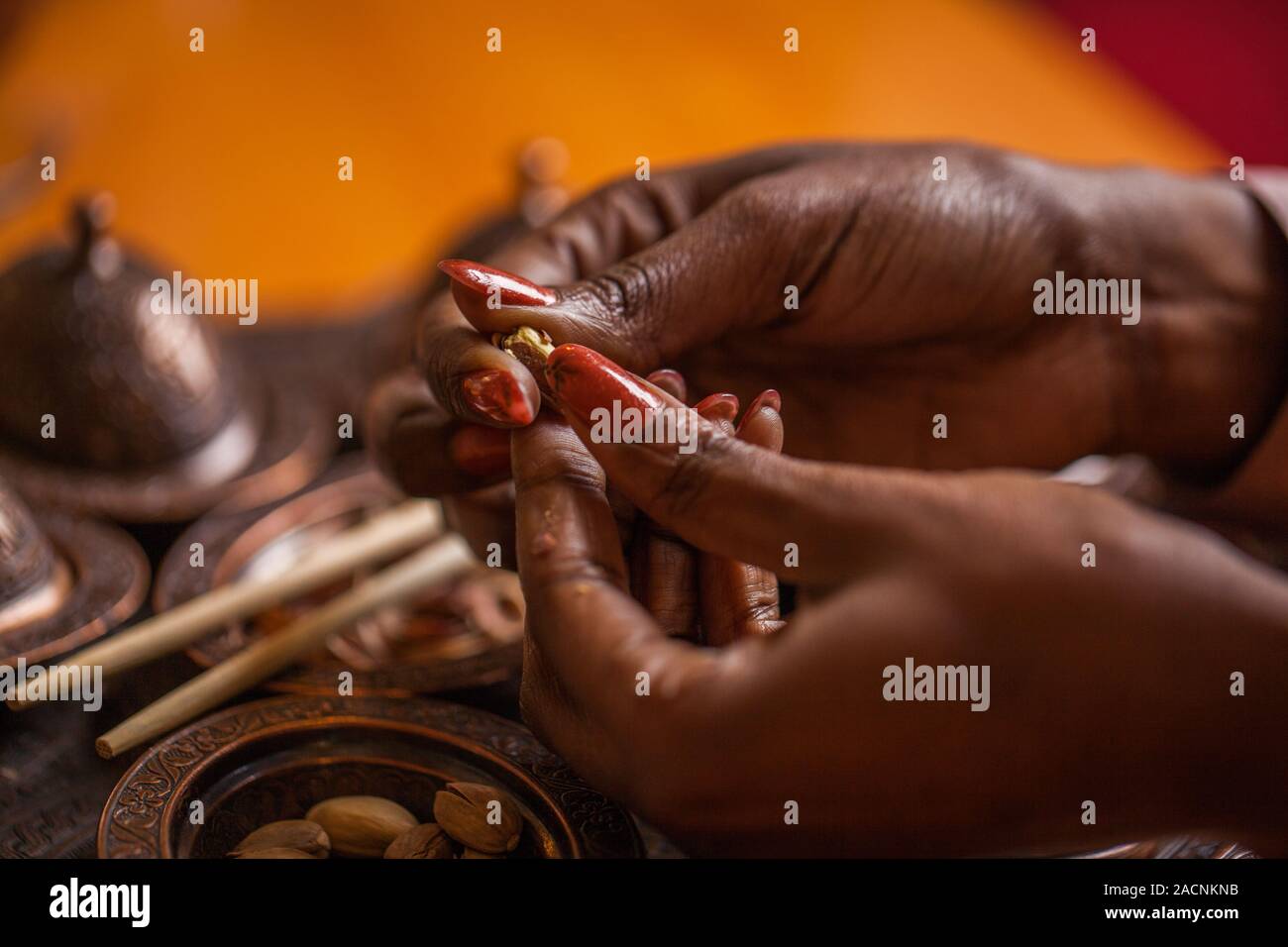 Slender hands graceful hands hi-res stock photography and images - Alamy