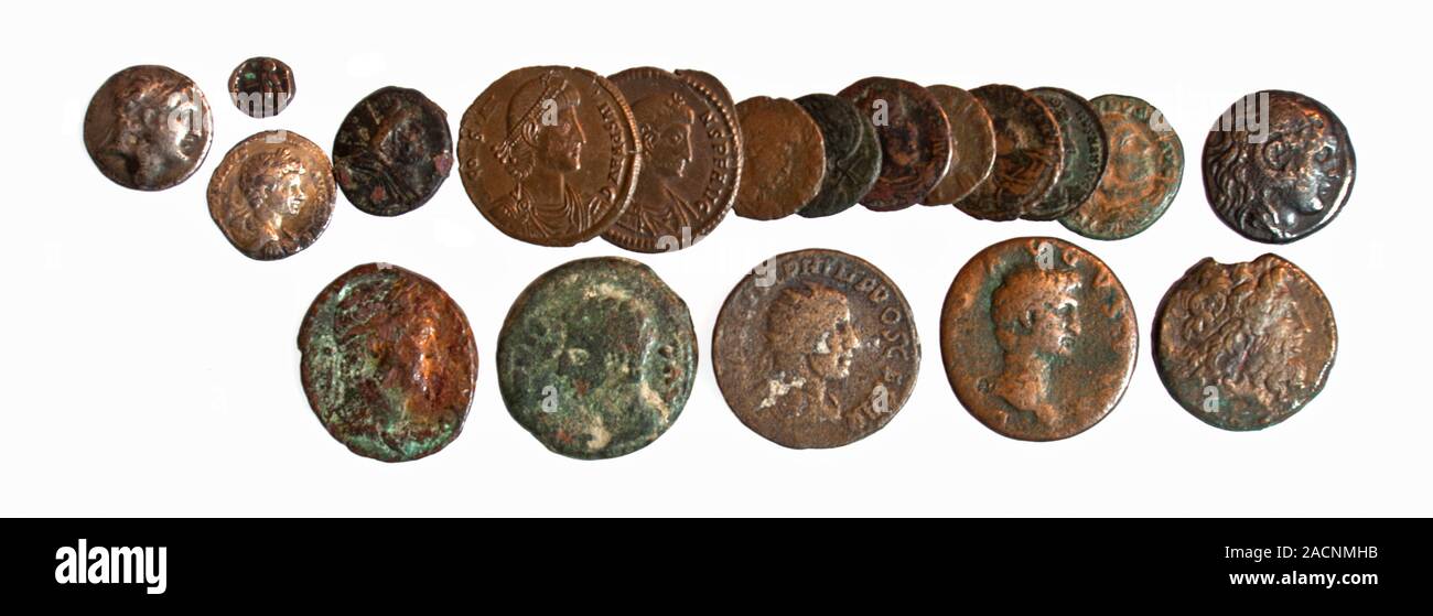 19 Greek, Phoenician and Roman coins 4th century BCE - 4th century CE ...