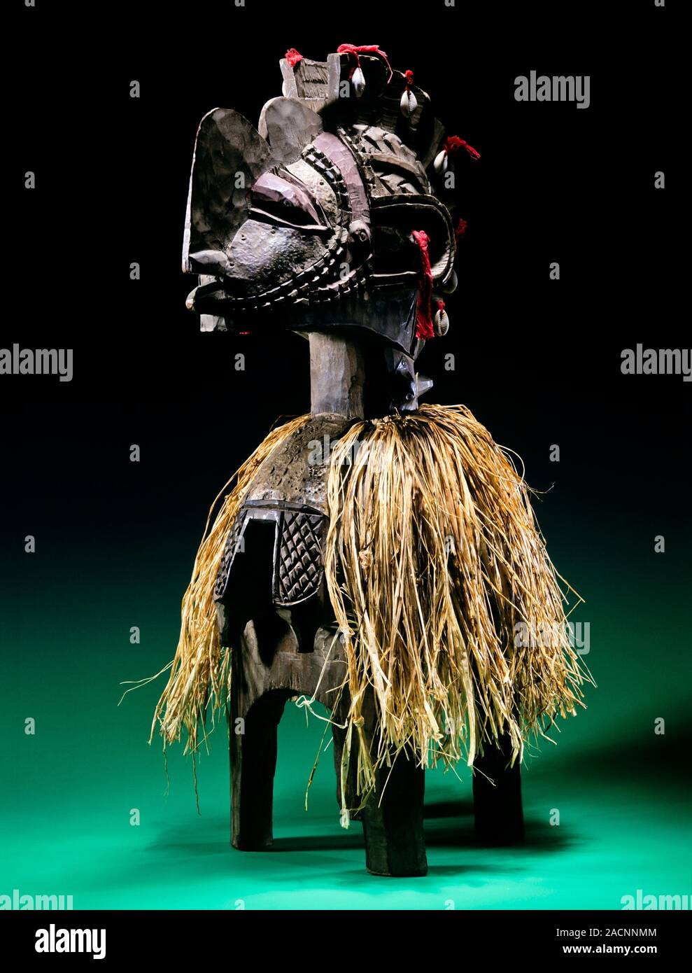 Baga shoulder mask, West Africa. Traditional wooden shoulder mask from ...