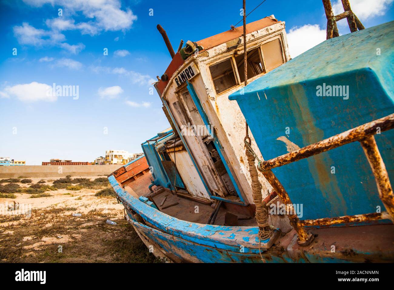 Beat up old boat hi-res stock photography and images - Alamy