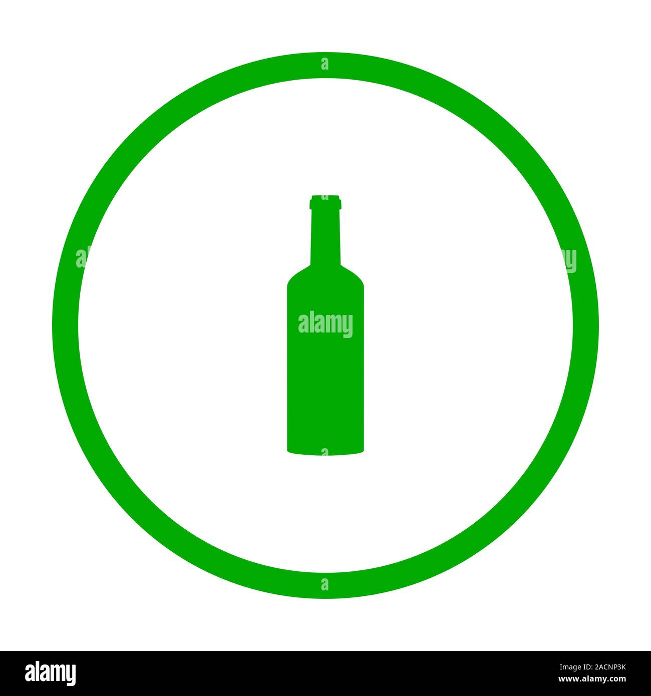 Bottle and circle Stock Photo - Alamy