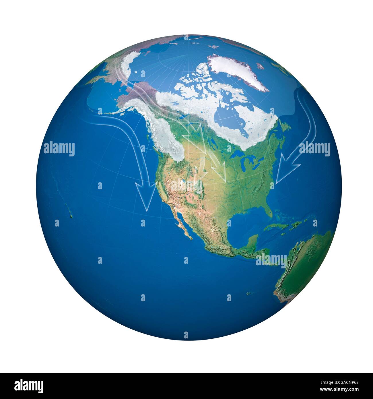 Migration to the Americas. Diagram showing the three theories (arrowed ...