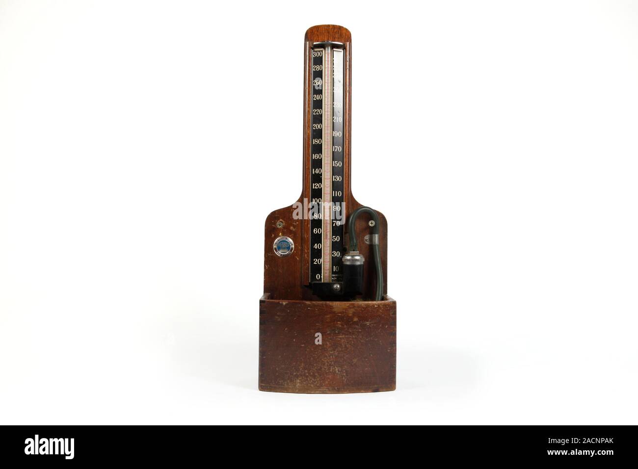 Early 20th Century blood pressure gauge, or sphygmomanometer. Made in ...