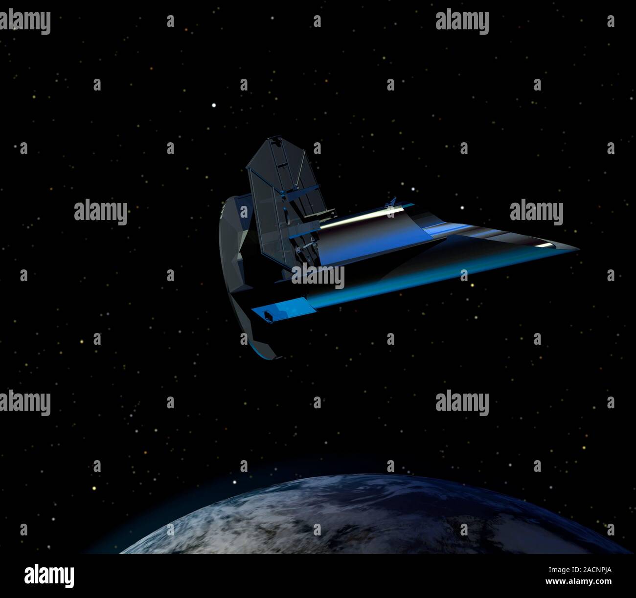 FINESSE spacecraft. Computer artwork of NASA's proposed Fast Infrared ...