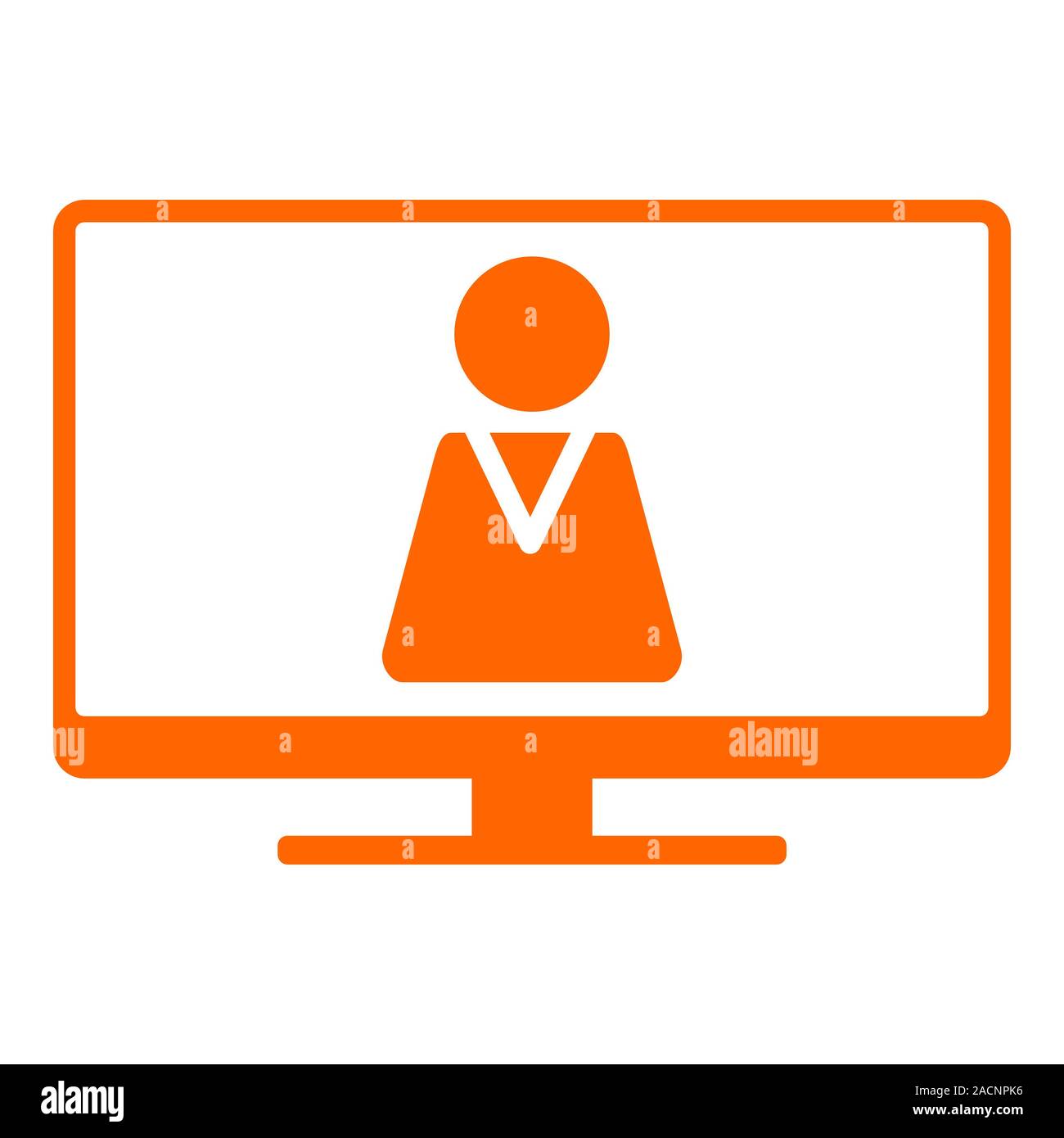 Figure and screen Stock Photo - Alamy
