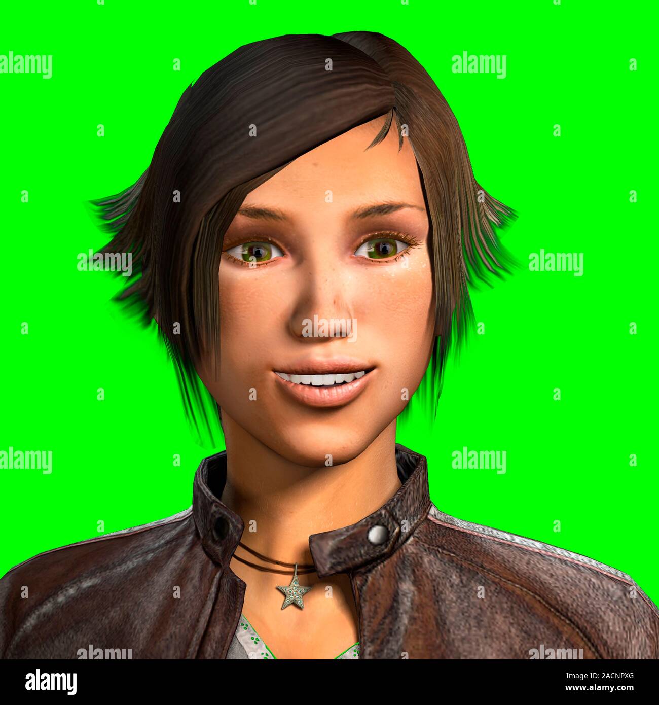 3D virtual avatar construction. 3D computer persona (avatar) in the ...