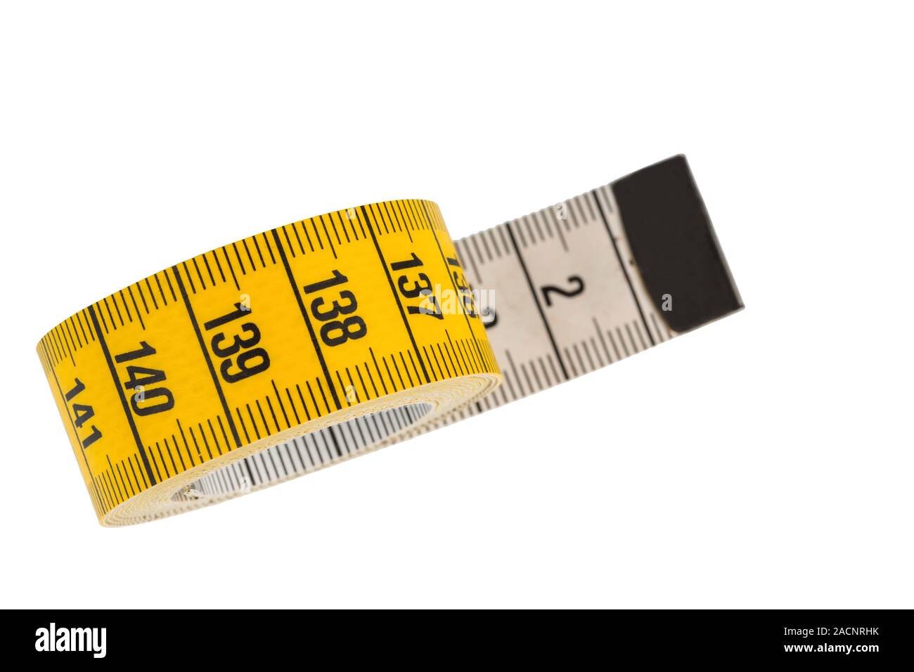 Yellow tape measure Stock Photo - Alamy