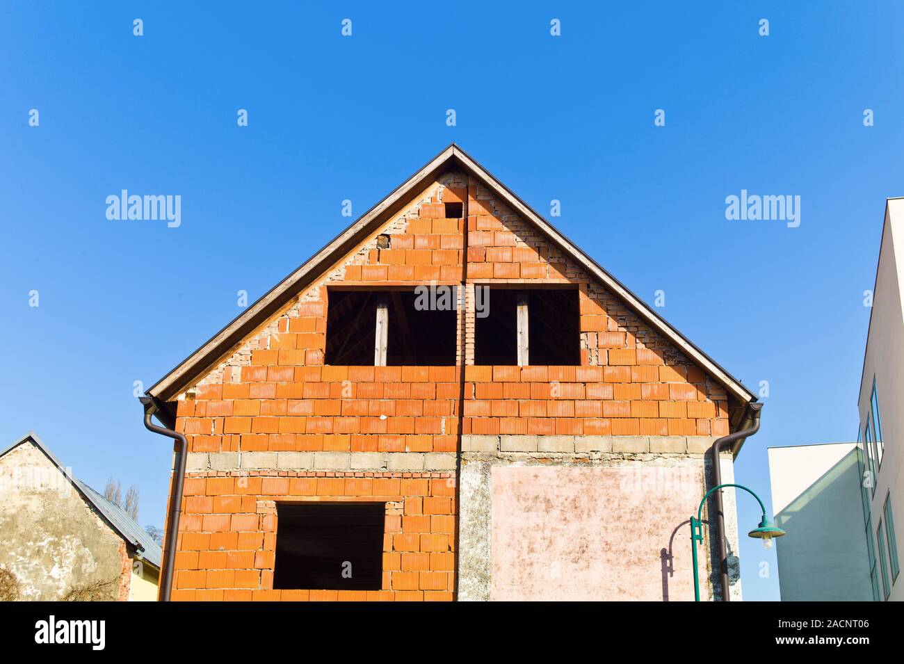 Conversion and extension of a residential building Stock Photo - Alamy