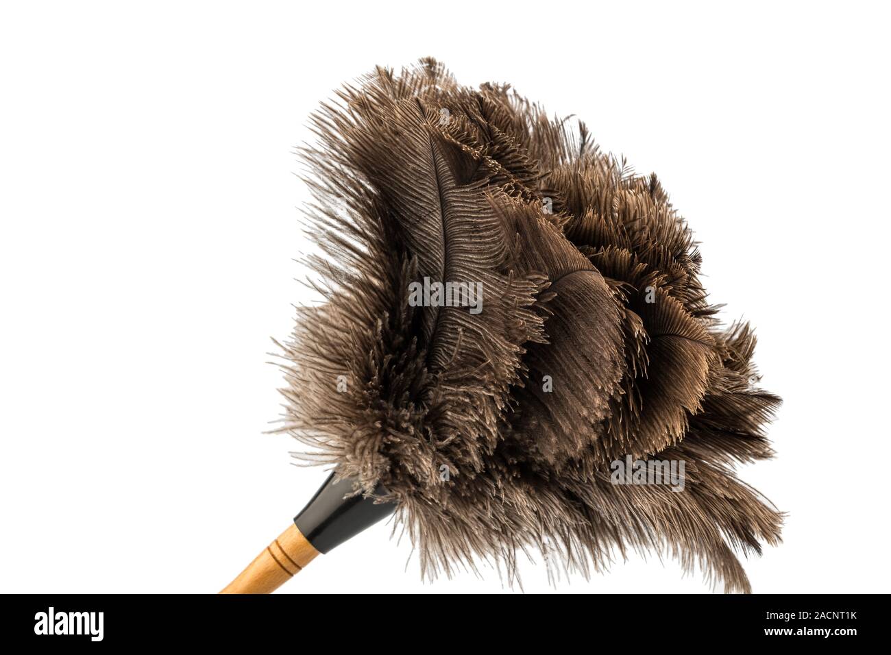 Duster on a white background Stock Photo - Alamy