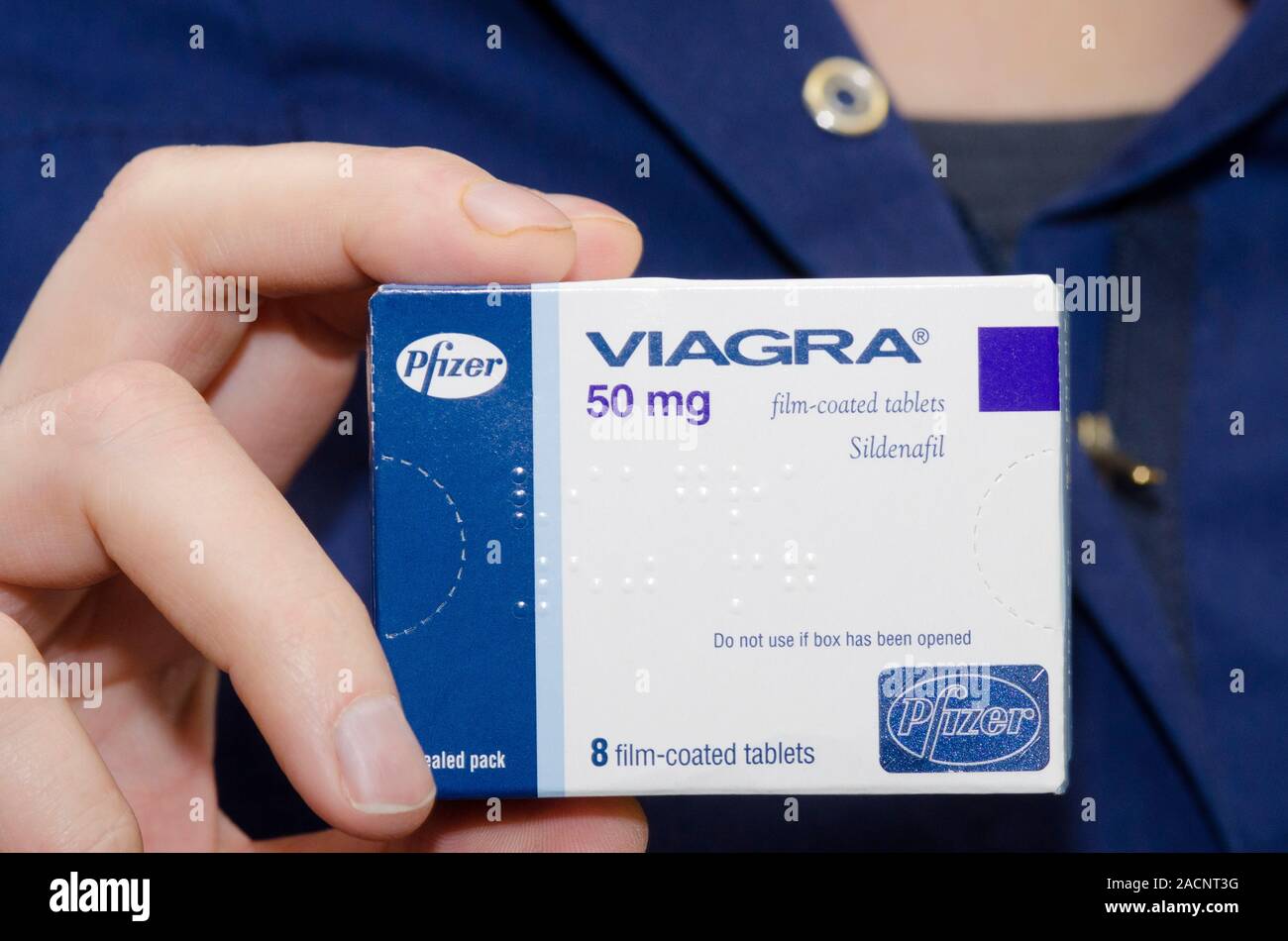Pack Of Viagra Sildenafil Citrate Tablets A Drug Used To Treat