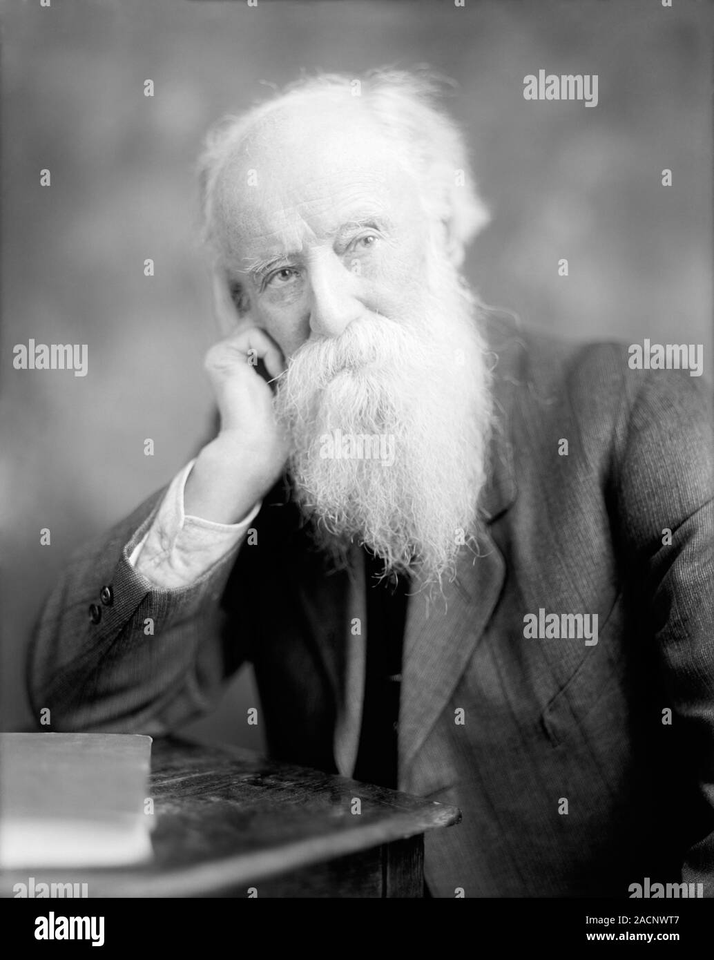 John Burroughs (1837-1921), US naturalist, author and essayist ...