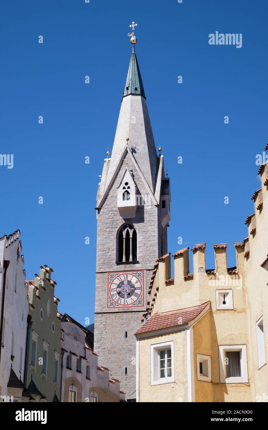 Image of the famous White tower in Brixen, Italy Stock Photo - Alamy