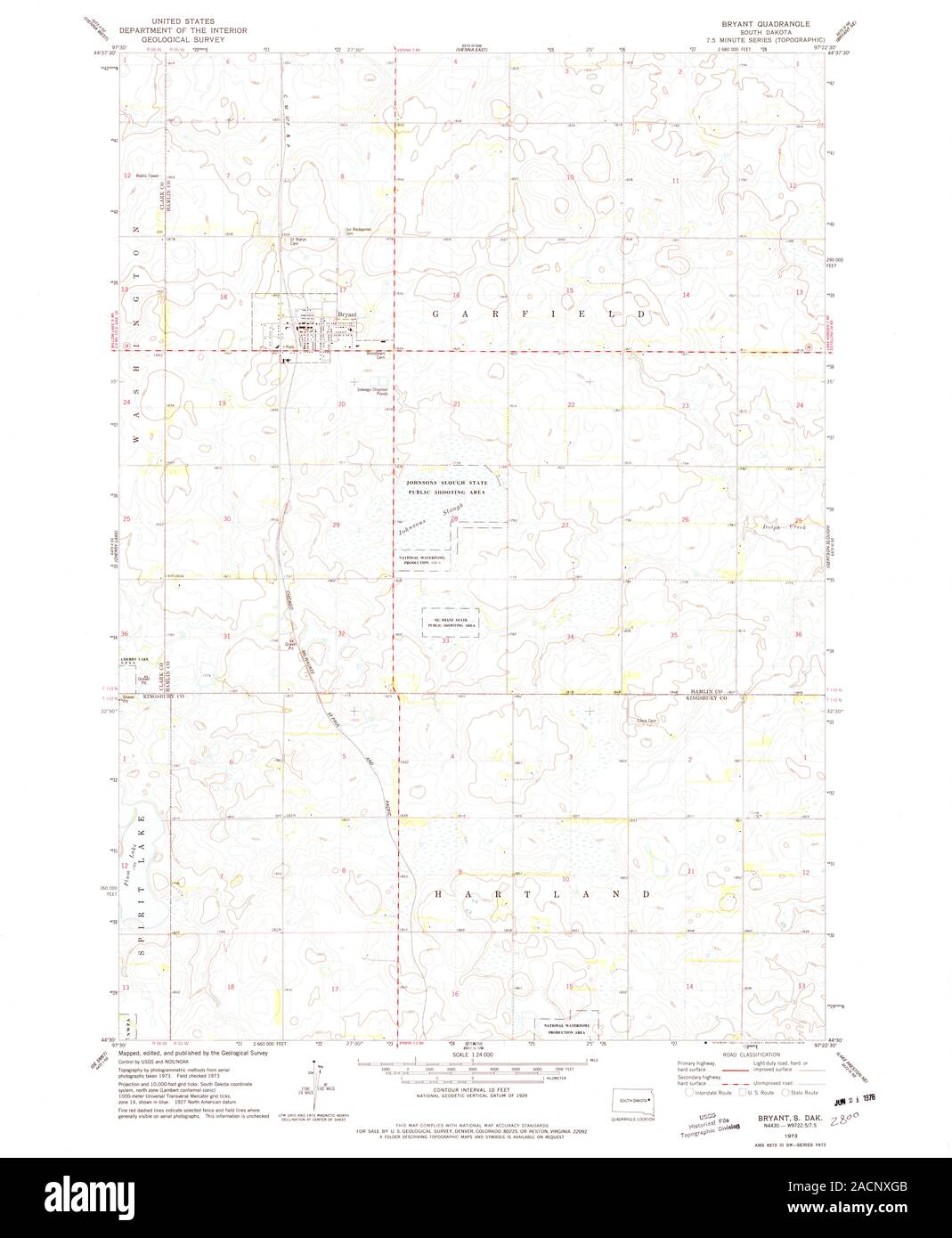 Bryant south dakota map Cut Out Stock Images & Pictures - Alamy