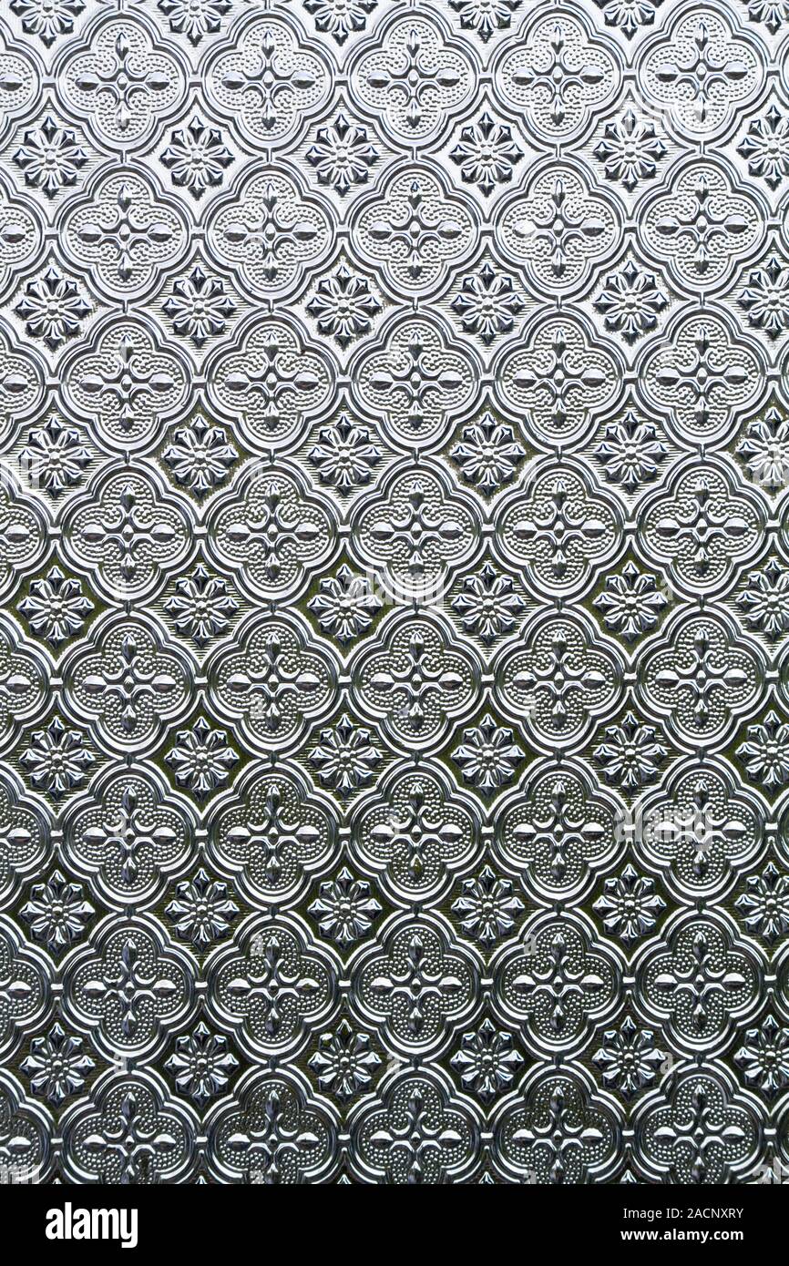 flower texture in a glass window Stock Photo - Alamy