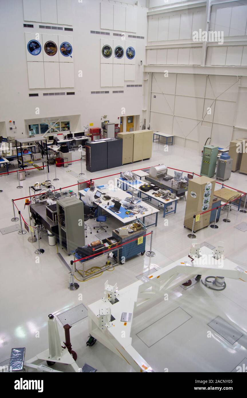 Jet Propulsion Laboratory spacecraft cleanroom Stock Photo - Alamy