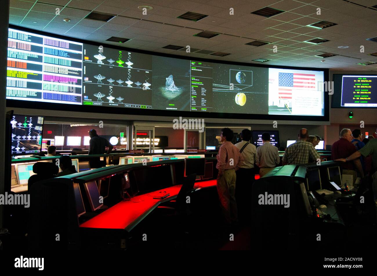 Jet Propulsion Laboratory spacecraft control room Stock Photo - Alamy