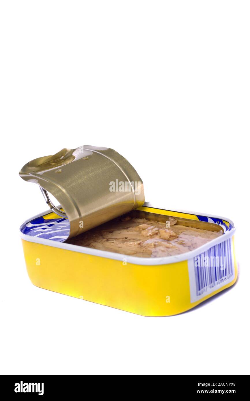 tuna tin can Stock Photo - Alamy