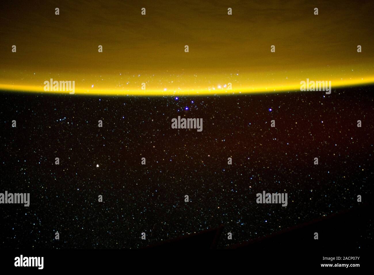 Earth's atmosphere, ISS image. Photograph of the Earth taken by ...