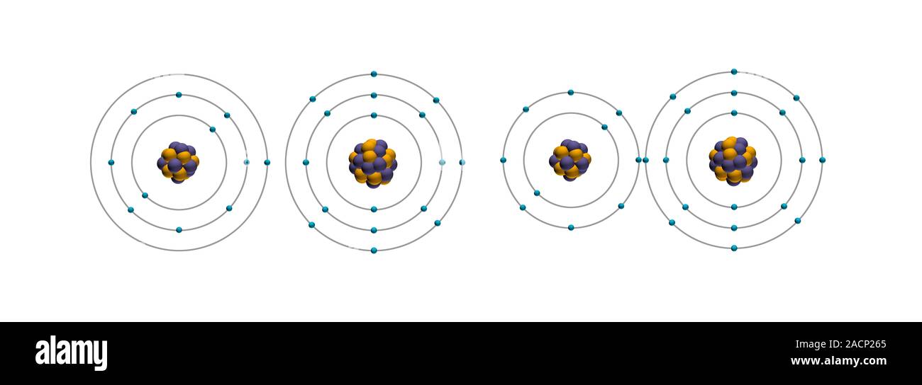 Formation of sodium chloride, artwork. At left are sodium (Na) and ...