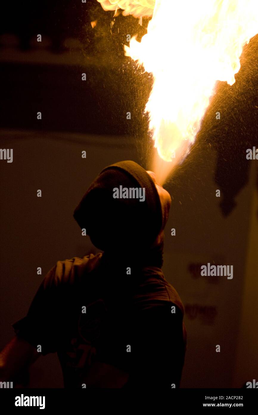 Fire blower hi-res stock photography and images - Alamy