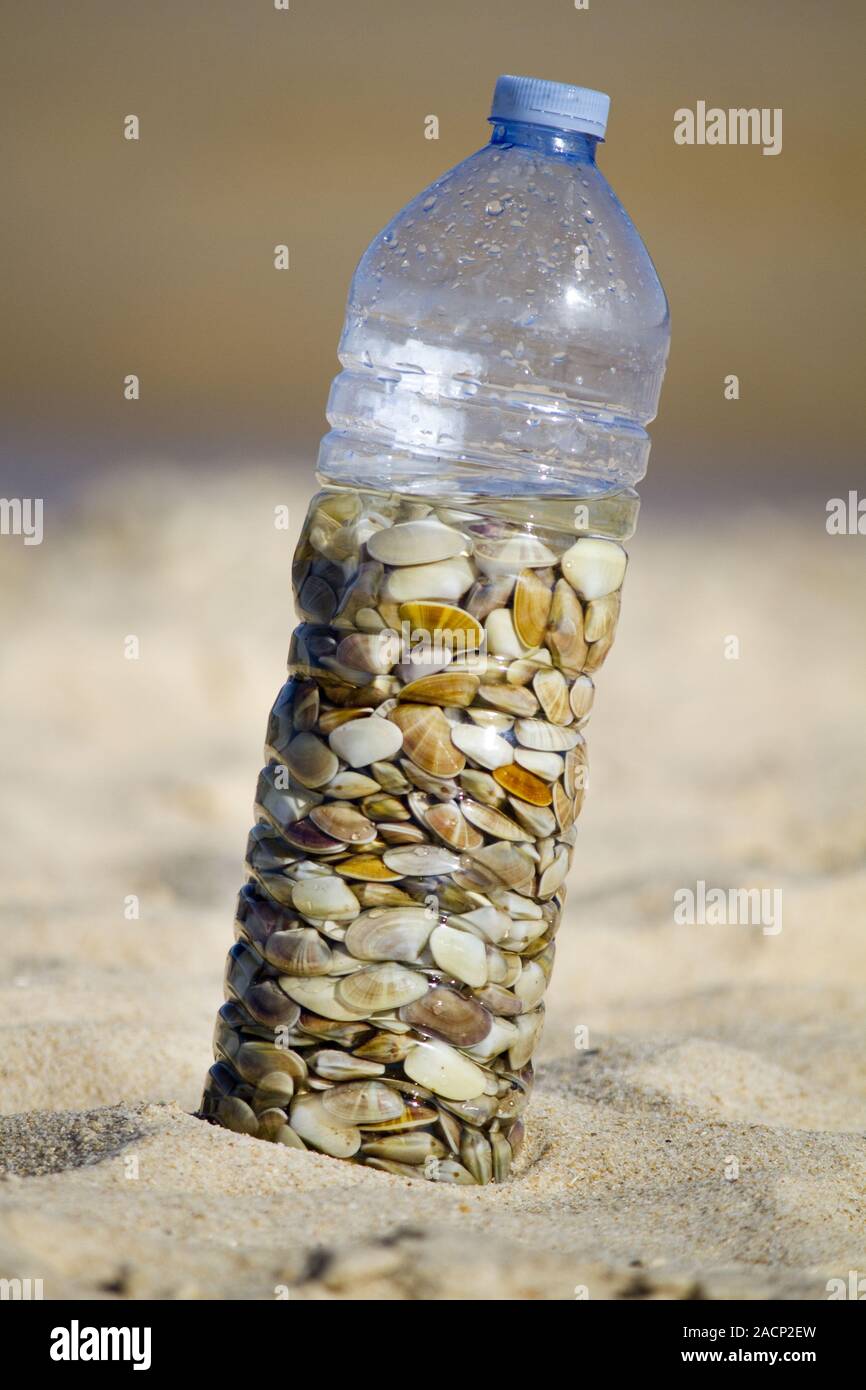 Plastic bottle filled with sand hi-res stock photography and images - Alamy