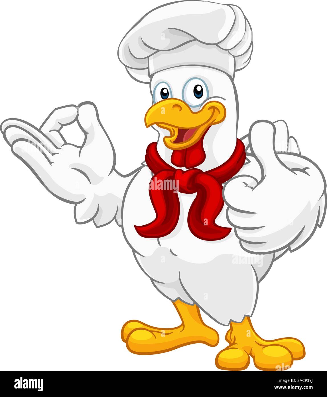 Chicken Chef Rooster Cockerel Perfect Cartoon Stock Vector Image & Art ...