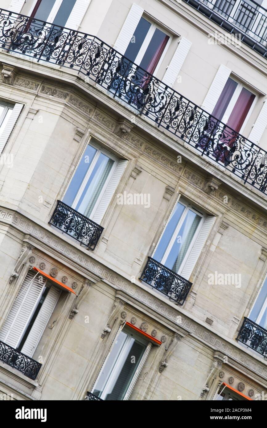 typical French buildings Stock Photo - Alamy