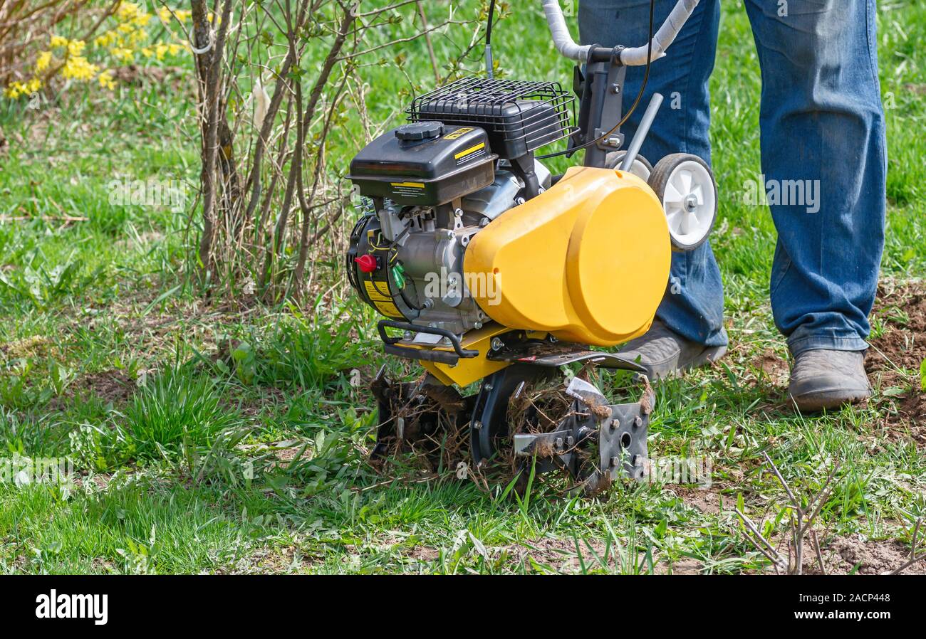 Garden cultivator machine hi-res stock photography and images - Alamy