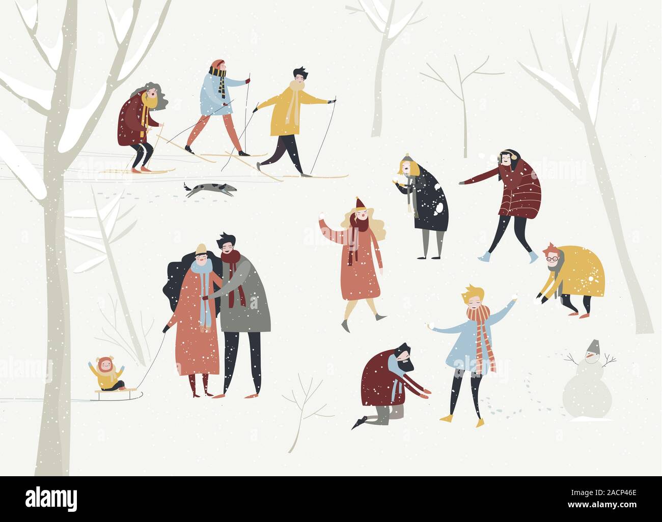 Man walking in the new forest Stock Vector Images - Alamy