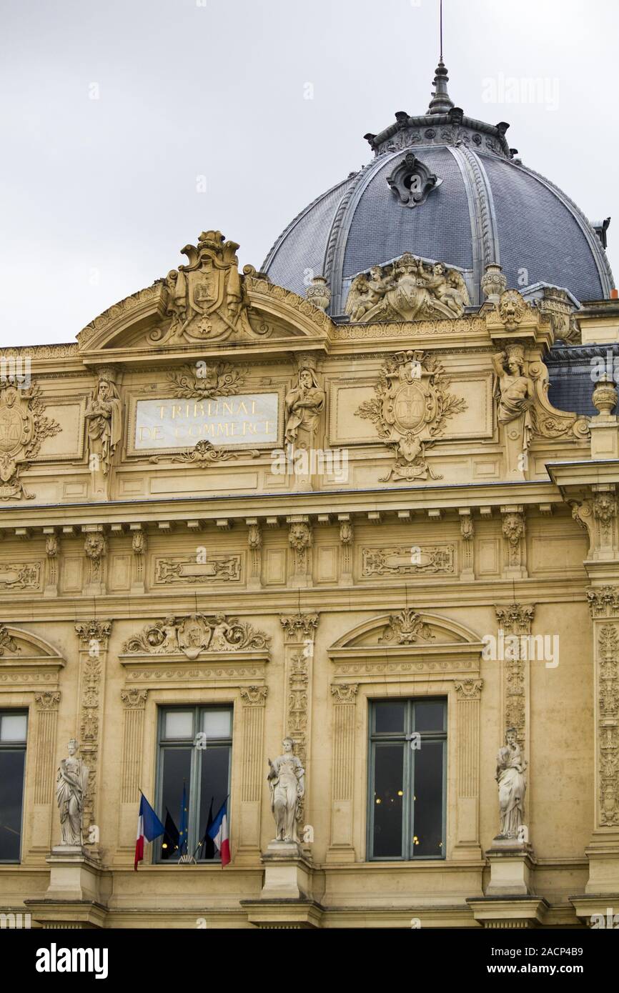 Tribunal de Commerce de Paris, France Stock Photo - Alamy