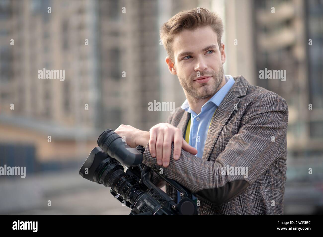 Bearded operator hi-res stock photography and images - Alamy