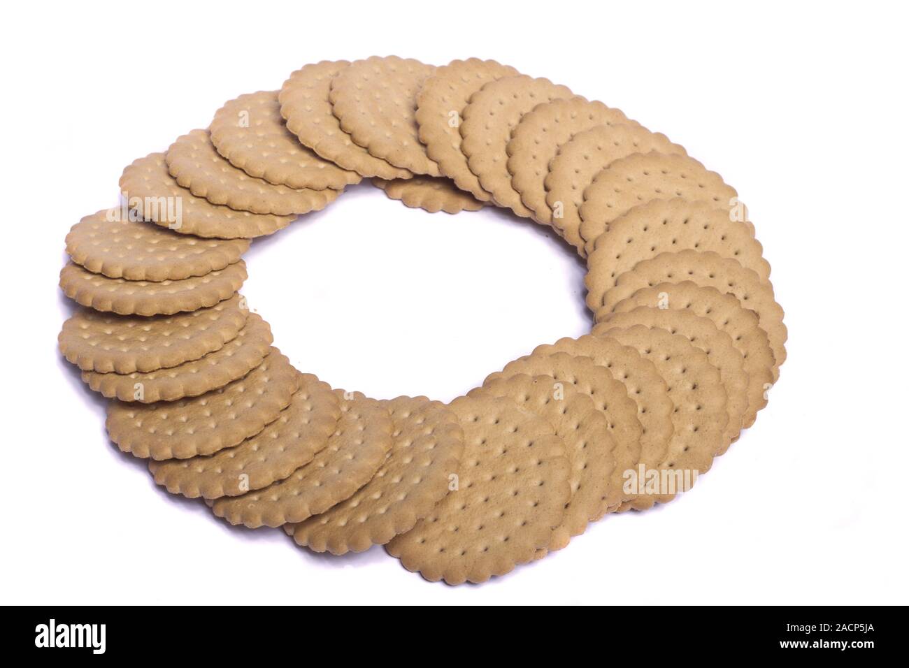 circle of biscuits Stock Photo - Alamy