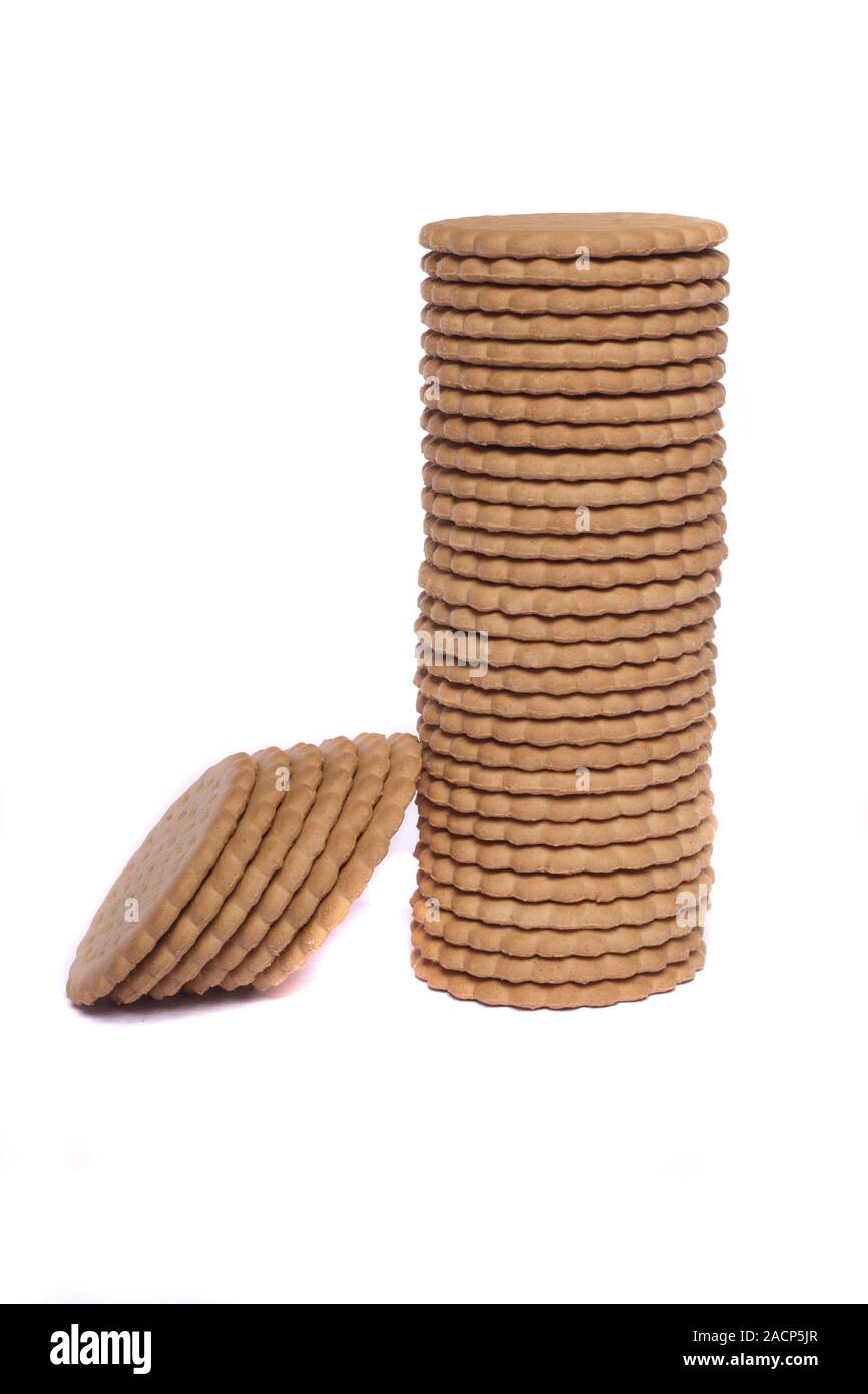 tower of biscuits Stock Photo - Alamy
