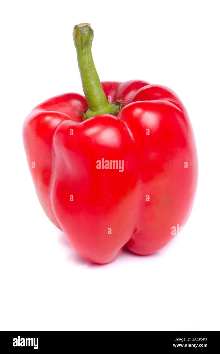 fresh red bell pepper Stock Photo - Alamy