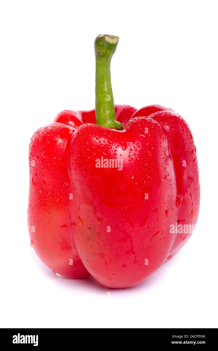 fresh red bell pepper Stock Photo - Alamy