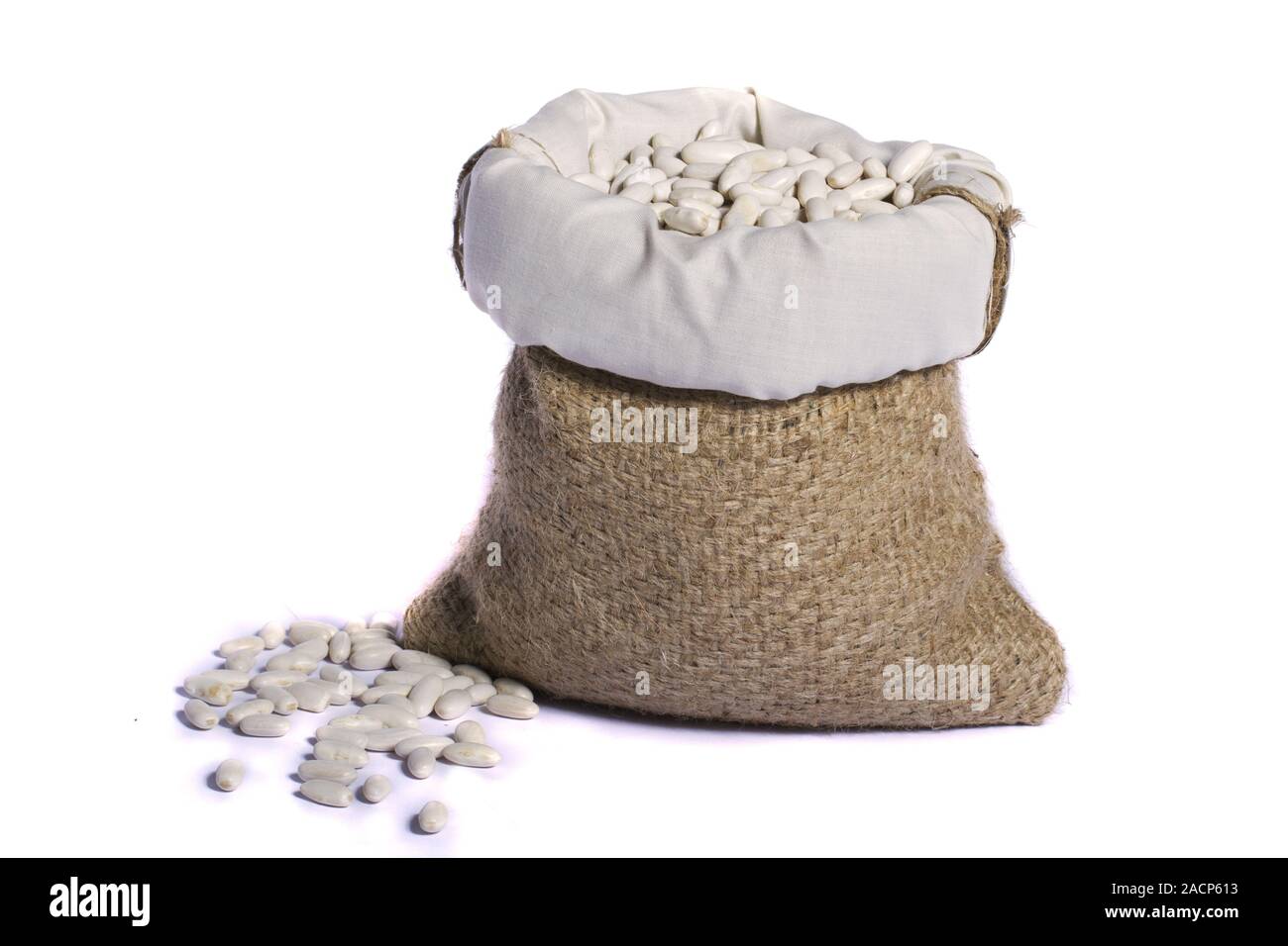 Sack long white beans hi-res stock photography and images - Alamy