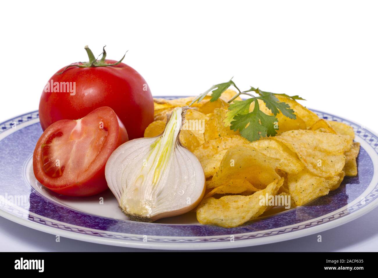 yellow potato chip Stock Photo - Alamy