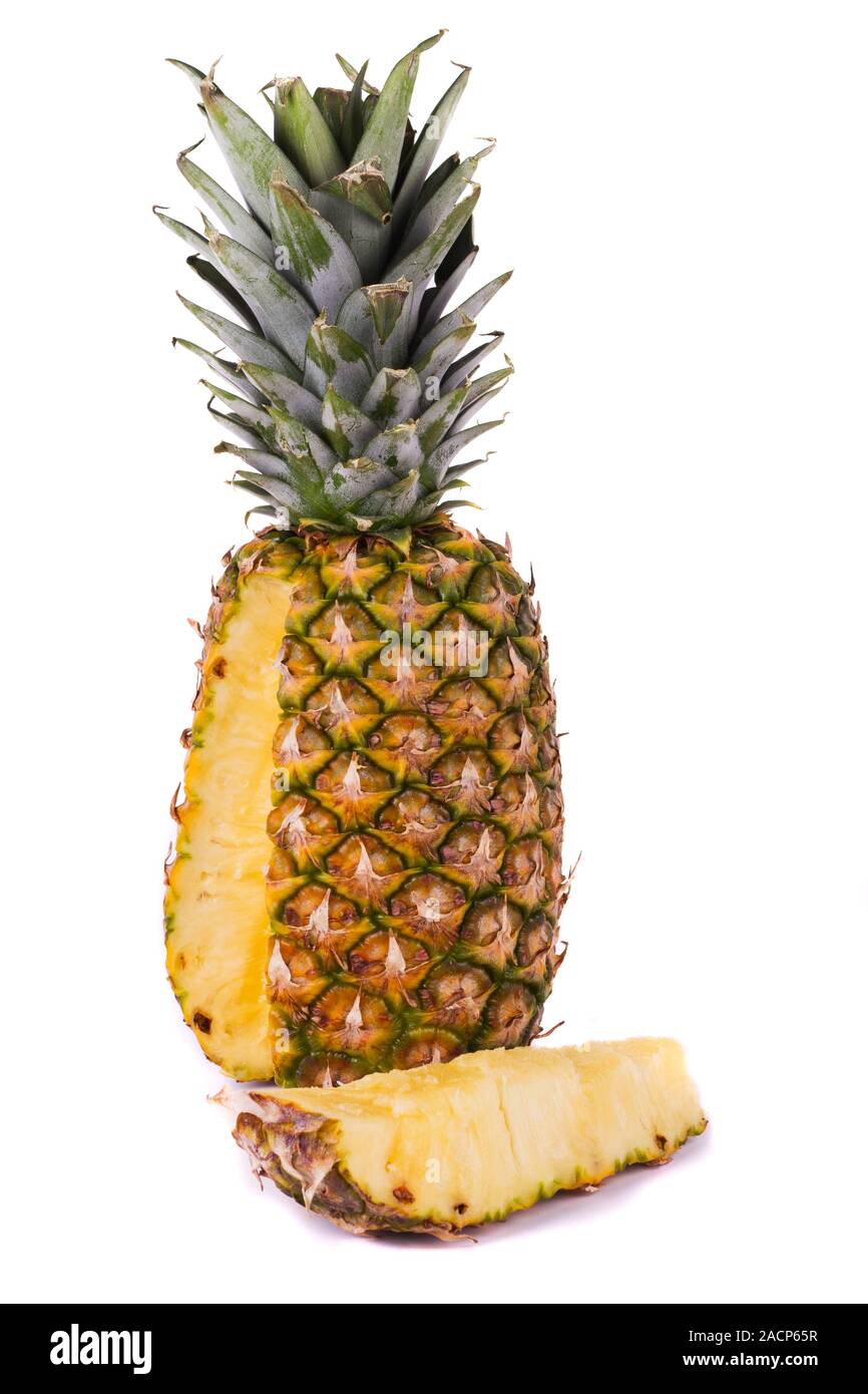 pineapple on white Stock Photo - Alamy