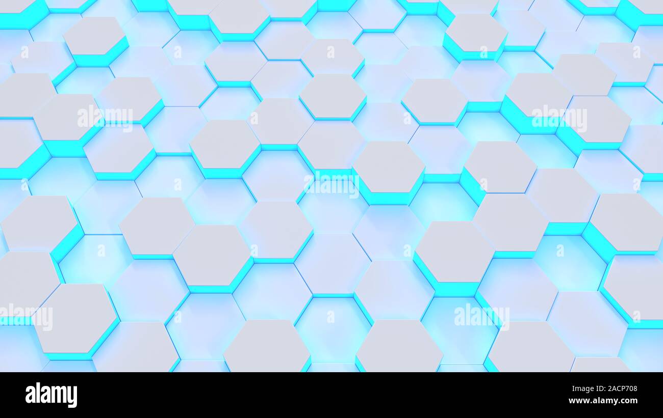 Modern hexagonal glowing blue medical background texture pattern ...