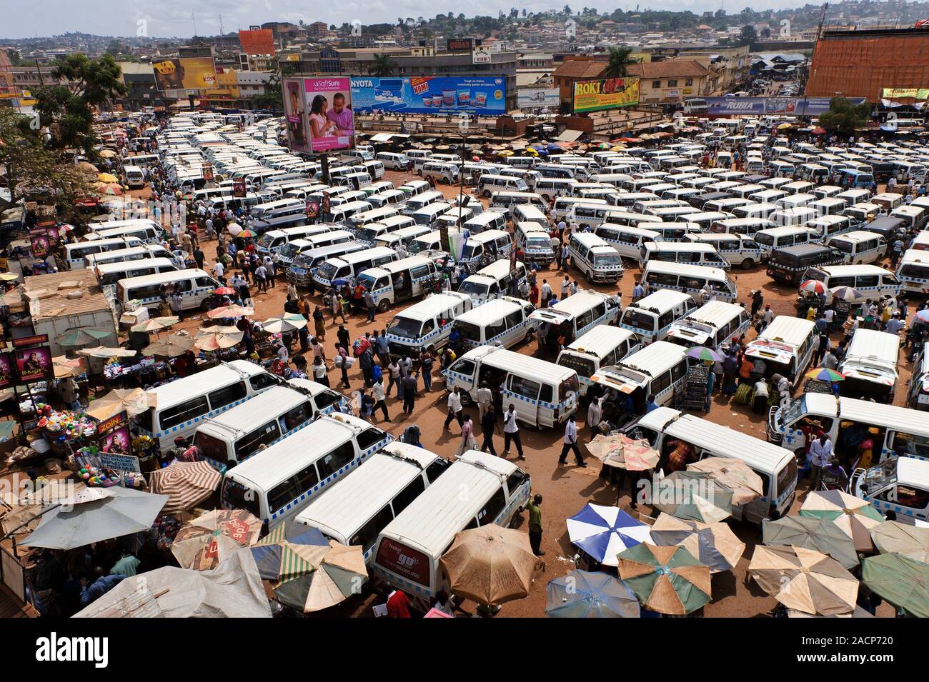 Bus station, Kampala, Uganda Stock Photo - Alamy