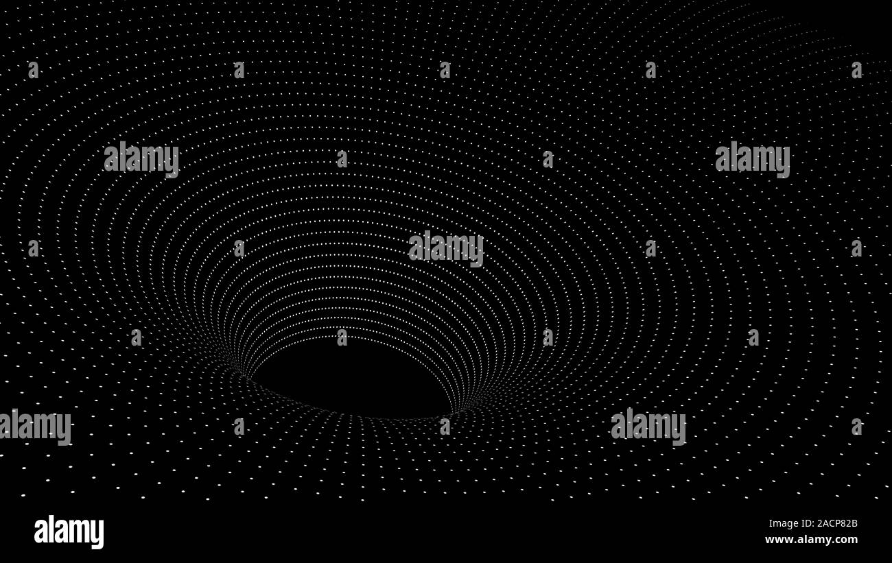 White dots pattern ornament texture forming form figure of funnel on ...