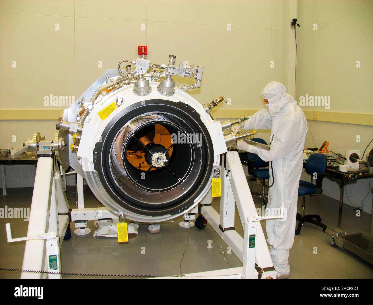 WISE space telescope. Telescope of NASA's Wide-field Infrared Survey ...