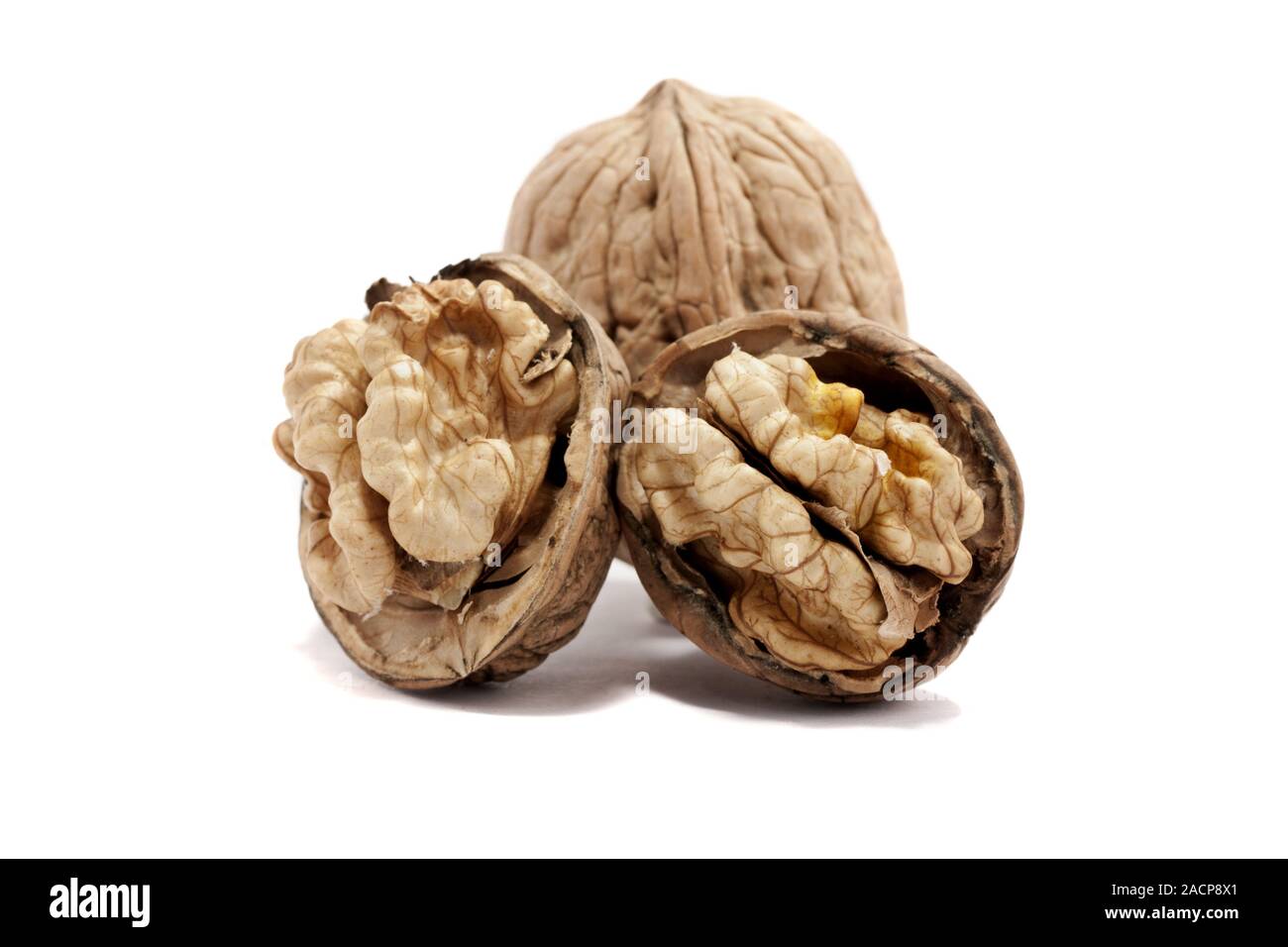bunch of walnuts Stock Photo - Alamy