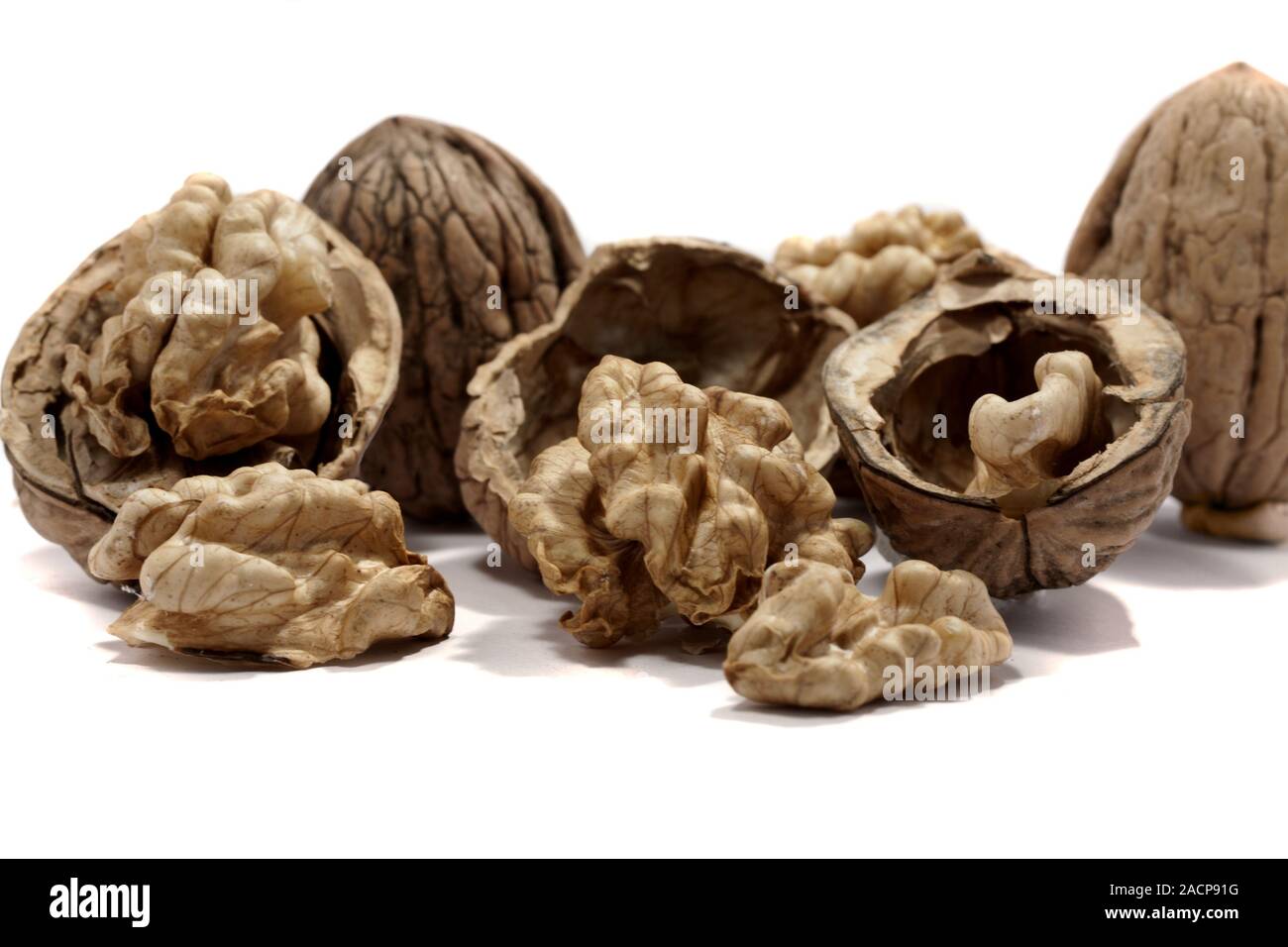 bunch of walnuts Stock Photo - Alamy
